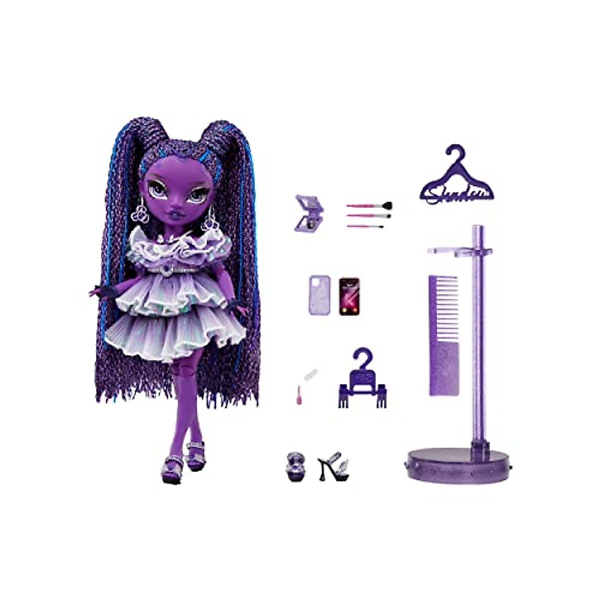 Rainbow High Shadow High Monique Verbena - Purple Fashion Doll. Fashionable Outfit & 10+ Colorful Play Accessories. Great Gift for Kids 4-12 Years Old & Collectors