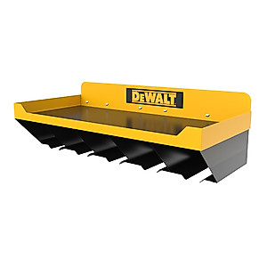 DEWALT Tool Organizer, Power Tool Storage Shelf, Hold up to 5 Tools, 100lb Capacity, DEWALT Workshop Storage System Compatible (DWST82822)