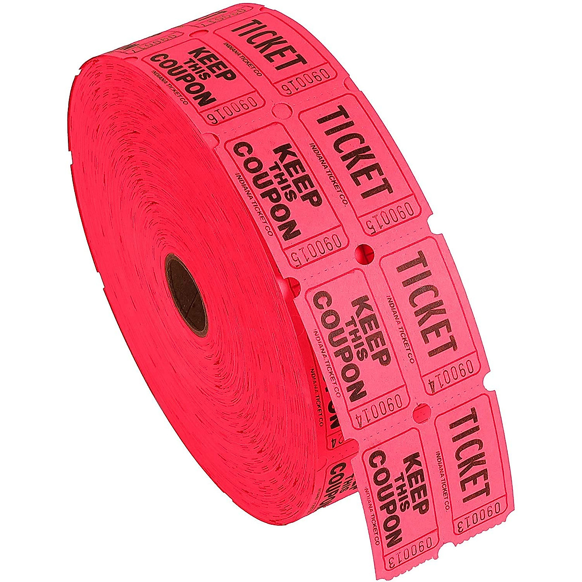 Double Roll Raffle Event Tickets - Full Set of 8 Colors (8 Rolls of 2000 Tickets Each)