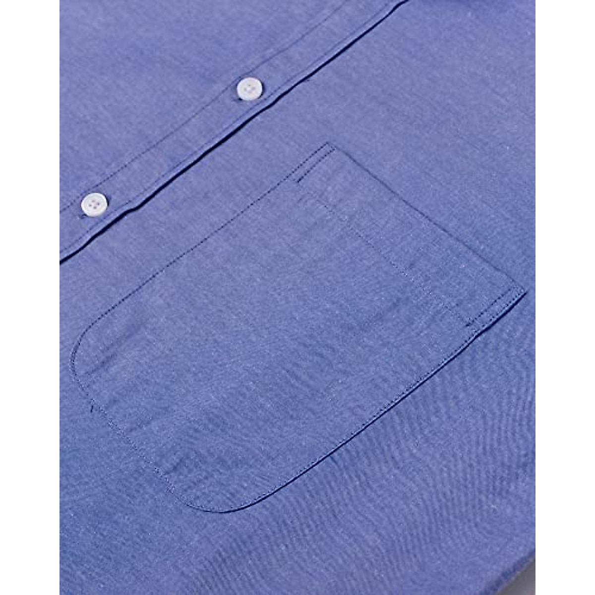 Alimens & Gentle Men's Solid Oxford Shirt Button Down Collar Long Sleeve Shirts with Pocket