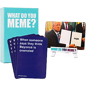 WHAT DO YOU MEME? Fresh Memes #1 Expansion Pack Designed to be Added to Core Game