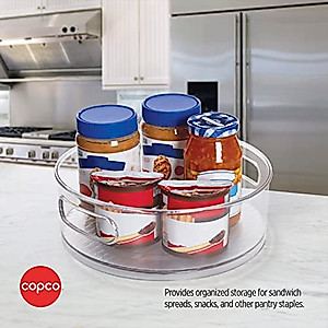 Copco Rotating Storage Turntable, 10 Inch, Clear