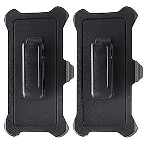 [2 Pack] iPhone 13 Pro Max (6.7") “ONLY” Replacement Belt-Clip Holster Compatible with Otterbox Defender Series Case