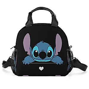 VVD Lunch Bag, Black, 8.6in x 5.5in x 9in, Nylon, Unisex