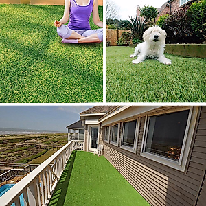 Petgrow PET Grow 6FTx8FT Pet Pad Artificial Realistic & Thick Fake Mat for Outdoor Garden Landscape Dog Synthetic Grass Rug Turf