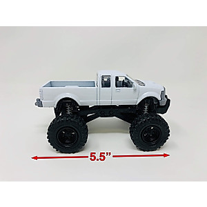 New-Ray Toy Replica 4x4 Lifted Pickup Truck with Polaris Sportsman XP1000 ATV