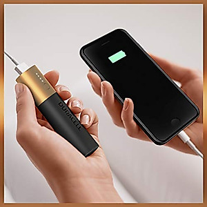 Duracell Rechargeable Powerbank 3350 mAh | 1 Day Portable Charger | Compatible With iPhone, iPad, Samsung, Android, Nintendo Switch & more | TSA Carry-On Compliant
