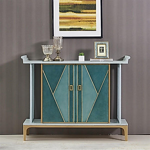 HARAY Shoe Rack Storage Cabinet with 2 Doors, Accent Wooden Sideboard Decorative Cabinet with 4-Tier Shelves, for Living Room, Bedroom, Hallway, Entryway Shoe Storage Organizer