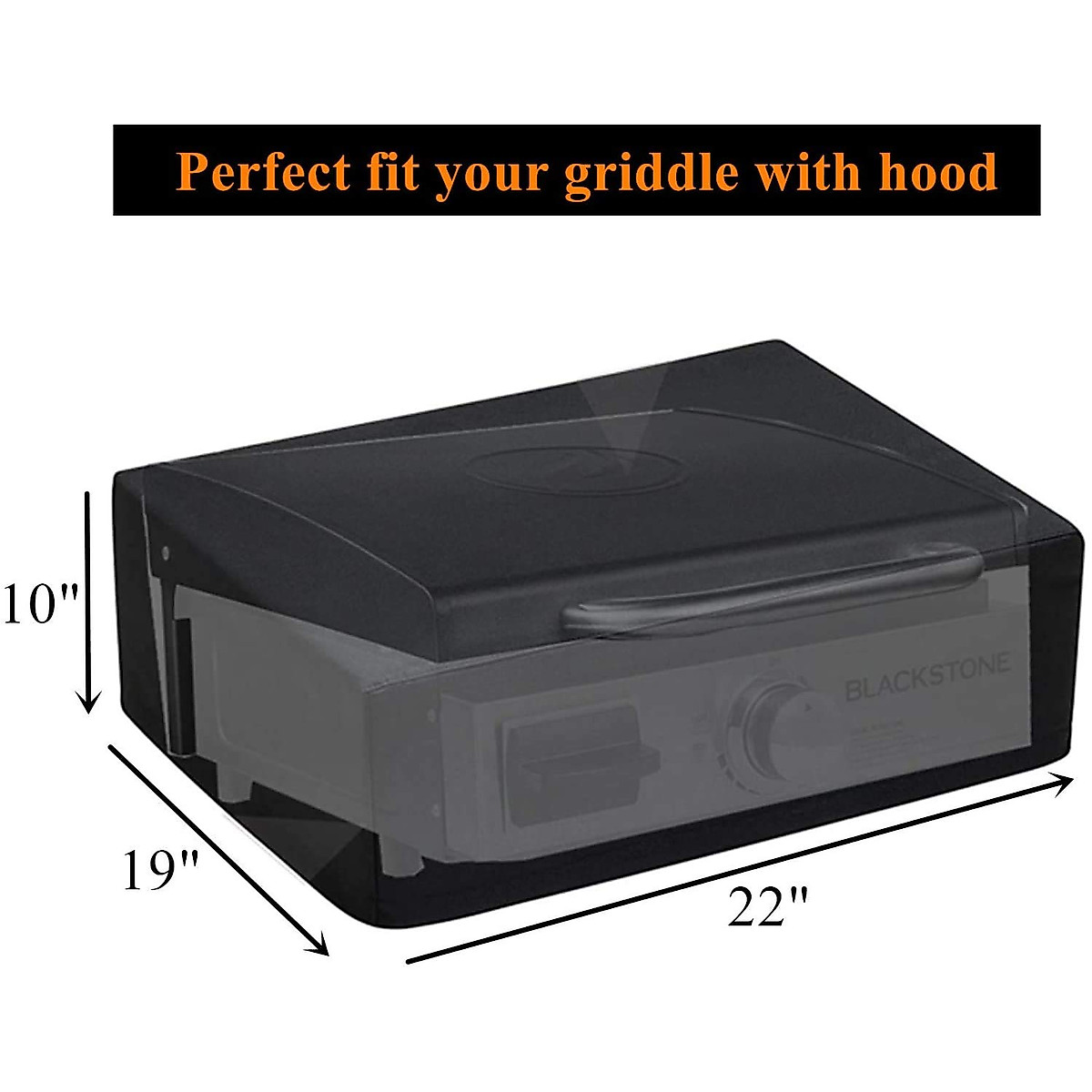 Hard Cover Hood Compatible with Blackstone 22 Inch Tabletop Griddle and Tabletop Griddle/Grill Cover and Carry Bag Replacement for Blackstone 22" Table Top Griddle