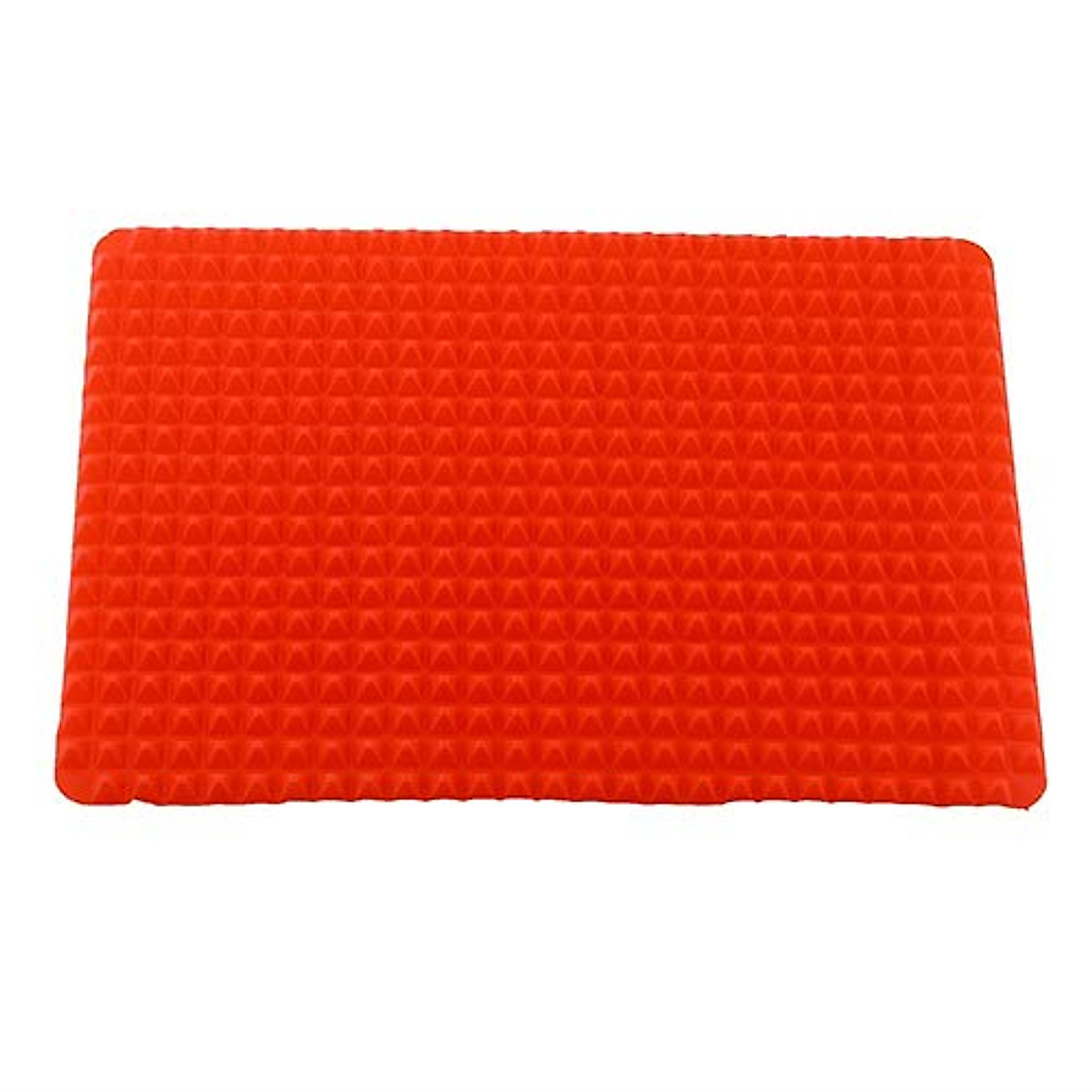 Maserfaliw Pyramid Pan Baking Mat Red Pyramid Pan Nonstick Silicone Baking Mat Mould Cooking Mat Oven Baking Tray, Essential for Home Life, Can Be Used As