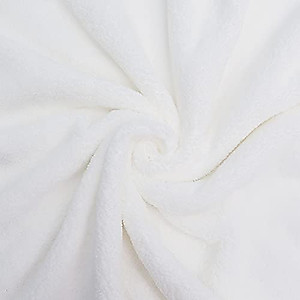 BlueSnail Soft and Comfortable Waterproof Changing pad Liner Portable Coral Fleece Diaper pad Liner (White)