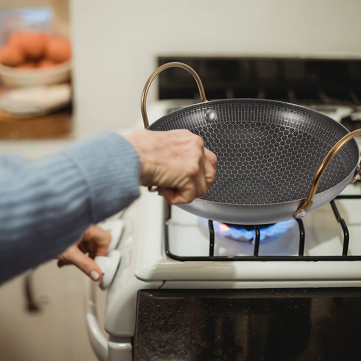 Hemoton Stainless Steel Wok 1 Pc Seafood Pot Stainless Steel Lightweight Noodle Pot Outdoor Stove