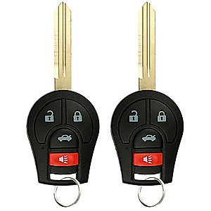 KeylessOption Car Key Ignition Keyless Entry Remote Control Fob Replacement for CWTWB1U751 (Pack of 2)