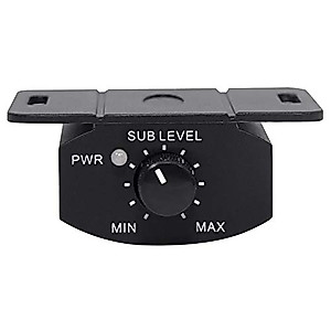 Rockville SS8P 400 Watt Slim Under-Seat Powered Car/Truck Subwoofer Sub+Amp Kit Black