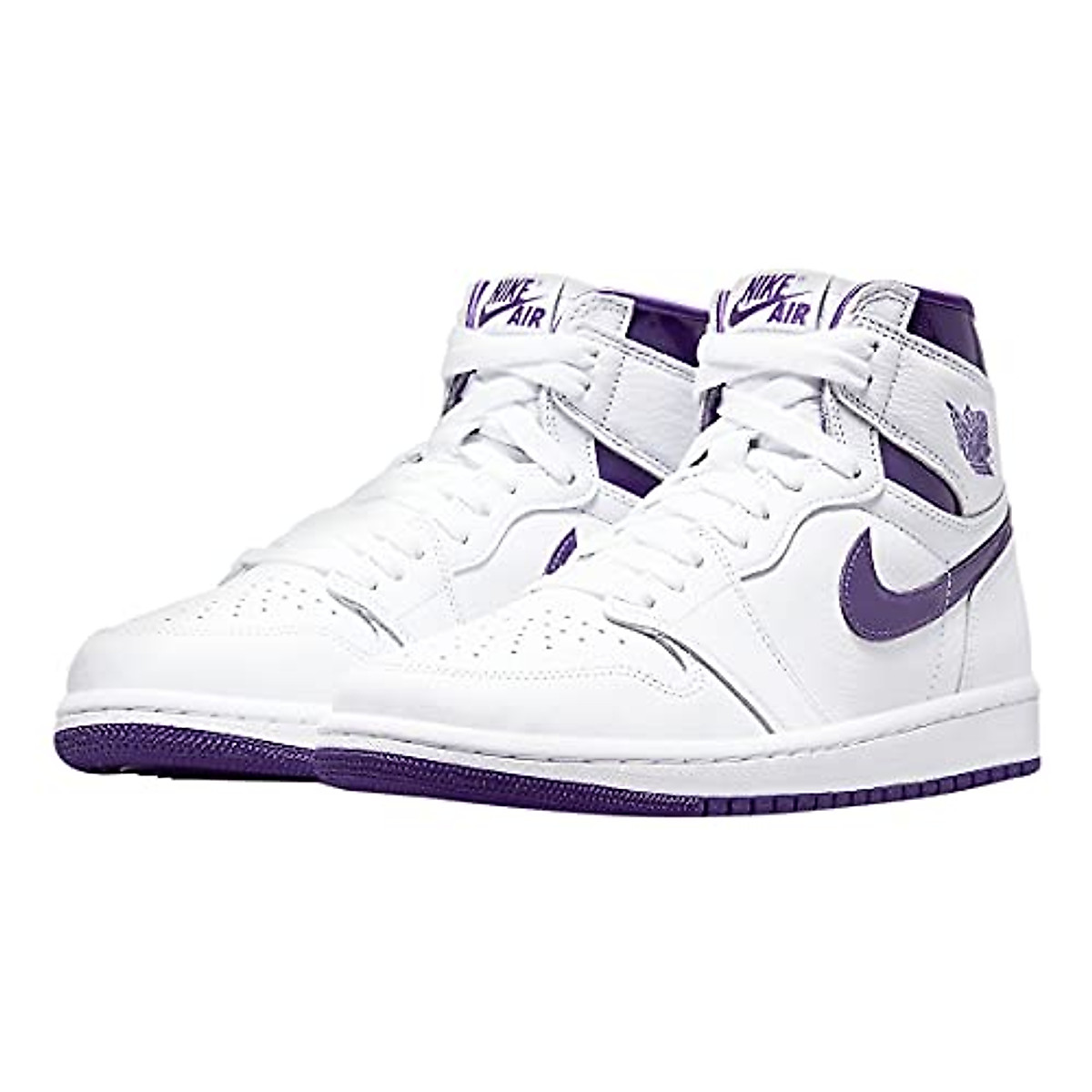 Jordan Womens Air 1 Retro High WMNS CD0461 151 Court Purple - Size 12W