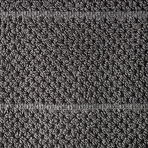 DII Basic Chef Collection, Assorted Terry Kitchen Towel Set, Dishtowel Set, Gray, 4 Piece