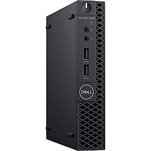 Dell OptiPlex 3060 Micro Desktop Computer with Intel Core i3-8100T 3.1 GHz Quad-Core, 4GB RAM, 500GB HDD (WMT3D)