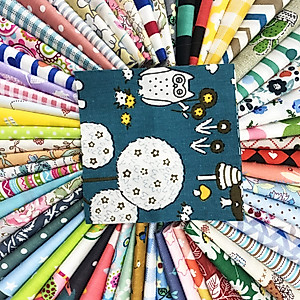 180pcs Sewing Fabric,Scrap Quilts Fabric,Fat Quarters Fabric Bundles,Vintage Fabric Squares,Araniozb Cotton Fabric Squares Bundles,Fabric Squares 4" x 4"(10cm x 10cm)