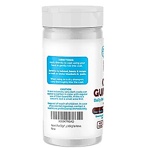 Coat Guard Rx™ Large 16 oz. Daily Preventative Powder for Horses - Coat and Skin Treatment & Dry Shampoo for Horses.