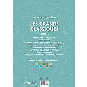 Coloriages mystères Disney - Les Grands classiques Tome 5