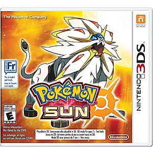 Nintendo Pokemon Sun 3DS