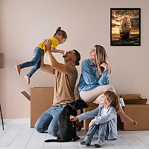 Blackbeards Pearl Pirate Ship Home Decor - Wall Art Print Great Mens Gift- Home Decor- Office Decor. Great for Man Cave- Rec Room-Study. Beautiful Clipper Ship & Sailing Art. Unframed - 8 x10