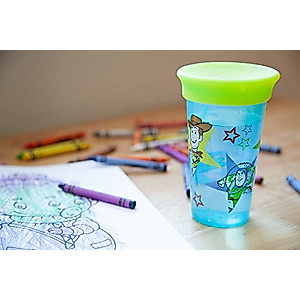 The First Years Toy Story 2 in 1 Spoutless Cup, Transitions to Open Toddler Cup, Multicolor