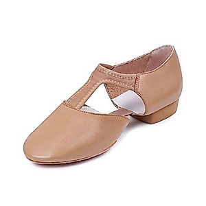 Bloch Women's Elastospllit Grecian Dance Shoe, tan, 10.5 Medium US