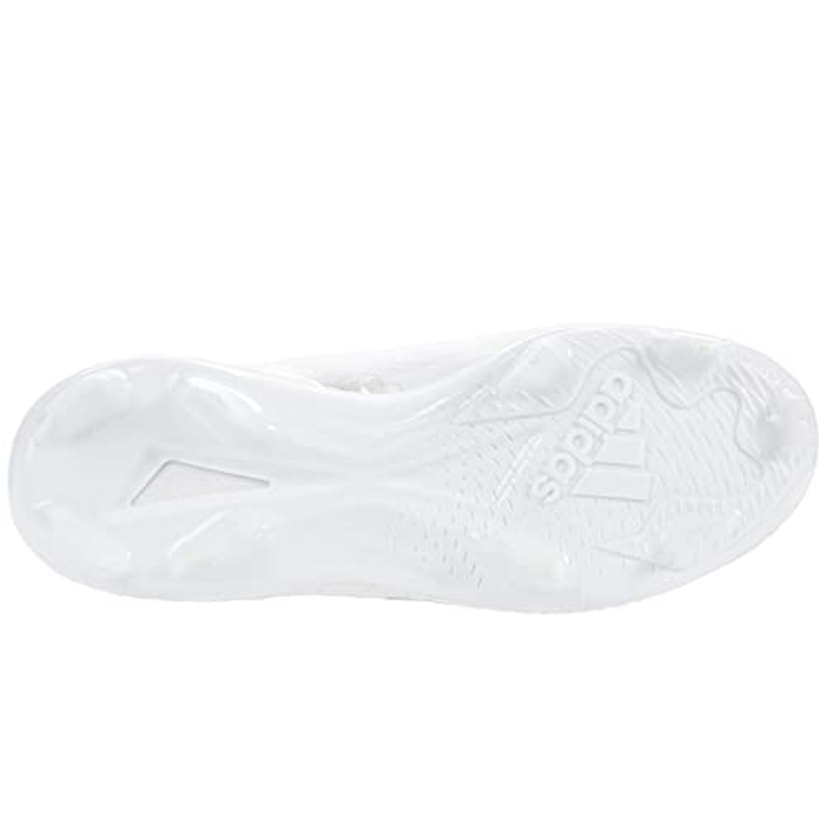 adidas Women's FV9043 Baseball Shoe, Footwear White/Silver Metallic/Grey One, 7