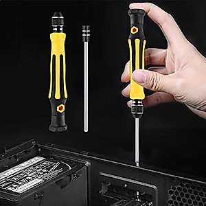 45 in 1 Mini Screwdriver Set, VCOO Torx Bit Tools Set, Small Precision Screwdriver Kit with Tweezers & Extension Shaft for Repair or Maintenance