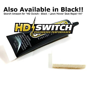 HD Switch Seat Repair Kit fits John Deere Yellow Seats for Garden Tractor Mower Zero Turn Ztrak Eztrak Quiktrak L105 L107 L108 L110 L111 L118 L120 L130 130 165 170 175 180 185 240 245 260 265 285 320
