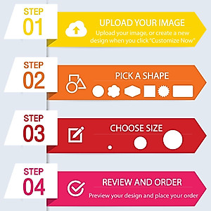 Fairwinds Designs Large Custom Vinyl Decals - Full Color Custom Sticker Printing | Personalized Stickers for Business Logo - Ideal for Windows, Doors, Walls, Vehicles, Cars, Trucks