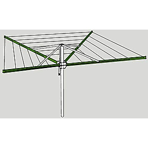 DS9 Sunshine Clothesline Outdoor Umbrella Shape Clothes Dryer