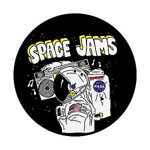 NASA Space Jams Astronaut Boombox PopSockets PopGrip: Swappable Grip for Phones & Tablets