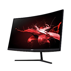 Acer EI322QUR Pbmiippx 31.5" 1500R Curved WQHD 2560 x 1440 Gaming Monitor | AMD FreeSync Premium Pro | Up to 165Hz Refresh Rate | 1ms VRB | VESA DisplayHDR 400 | 2 x Display Ports & 2 x HDMI 2.0 Ports