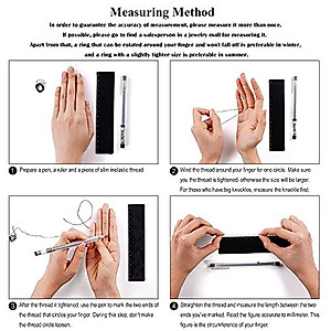 CaratYogi Choose Your Color Genuine Gemstone Silver Rings for Women Marquise Shape Jewelry Bezel-Setting Size 5-12