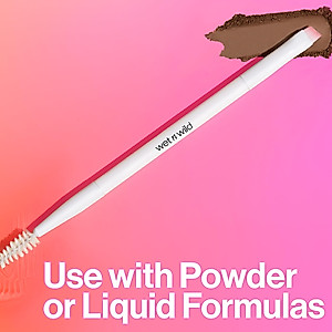 wet n wild Essential Makeup Brush| Brow & Liner Brush| Flat Angled Liner Brush| Ultra-Thin Precision| Soft Fibers