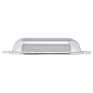 Richelieu Hardware BP2424090140 Montrose Collection 3 9/16-inch (90 mm) Center-to-Center Chrome Traditional Cabinet and Drawer Pull Handle for Kitchen, Bathroom, and Furniture