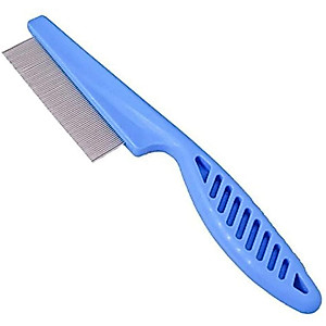Pet Dog Hair Flea Comb Stainless Grooming Brush Clean Tool Flea Removal Flea Removal Flea Removal Hair Removal Hair Repair Antistatic Multifunctional Long Hair Short Hair Safety Stainless Steel for