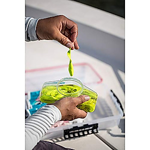 Berkley GAPSM4-CH Gulp! Alive! Swimming Mullet, Chartreuse, 12.5 Ounces, 4in - Pint 4x7