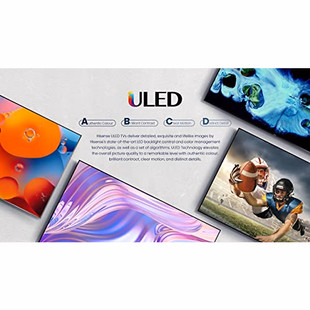 Hisense U8H QLED Series Quantum 4K ULED Mini-LED 55-Inch Class Google Smart TV with Alexa Compatibility, Quantum Dot, 1500-nit HDR10+, and Dolby Vision (55U8H, 2022 Model)