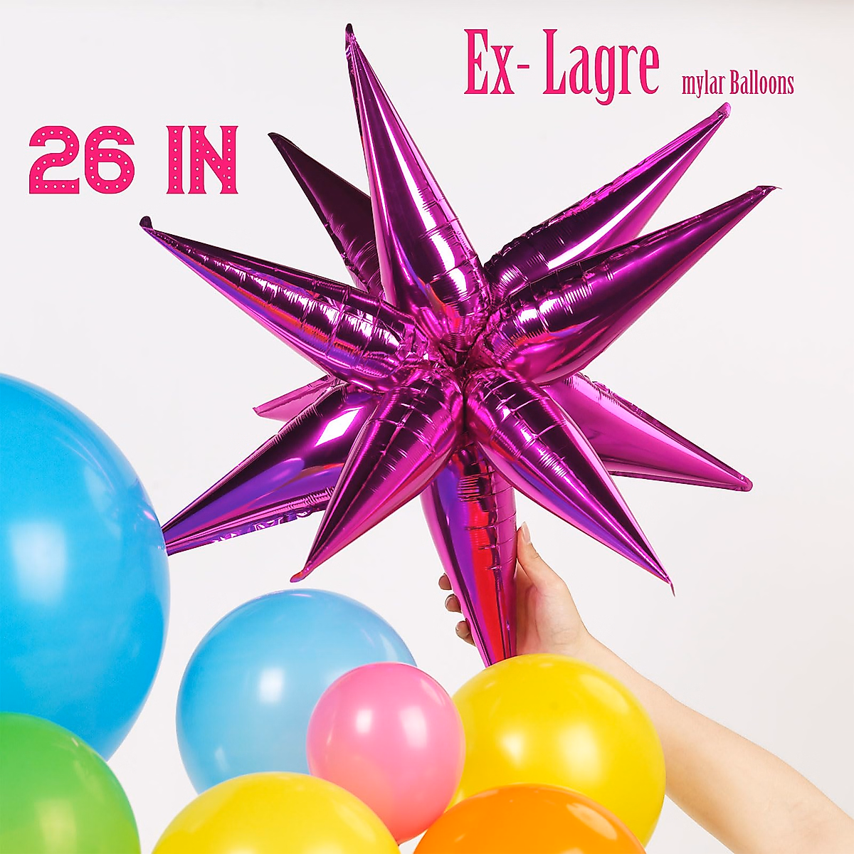 80S Music Themeballoon garland arch kit 150pcs hot pink blue green with guitar disco ball star mylar balloon for back to 80s 90s retro disco Birthday party graduation decorations