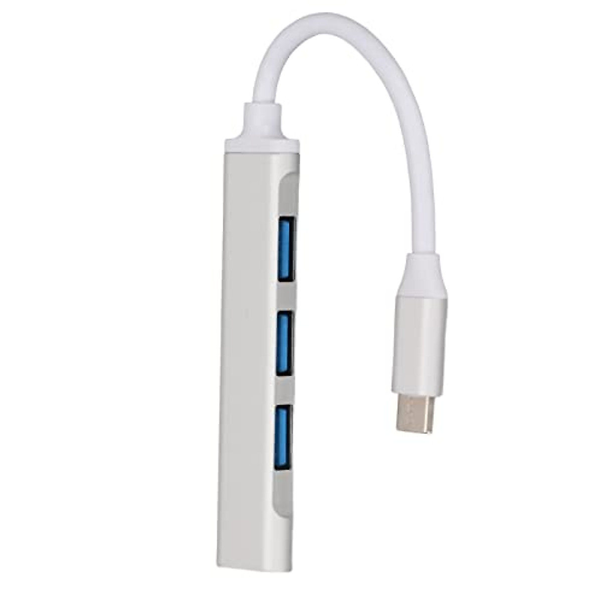 USB C Hub, 4 in 1 USB Docking Station for Printer for Keyboard for Tablet(Silver)
