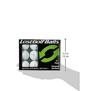 Kirkland Signature Pre-Owned Golf Balls 12 Pack, White