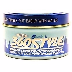 S Curl 360 Style Wave Control Pomade by Luster