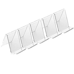 5 Pack Clear Show Rack Display Holder Mount Stand for Mobile Cell Phone iPhone Display Stands