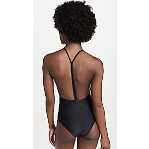 JADE Swim Women's All in One Piece, Black, M