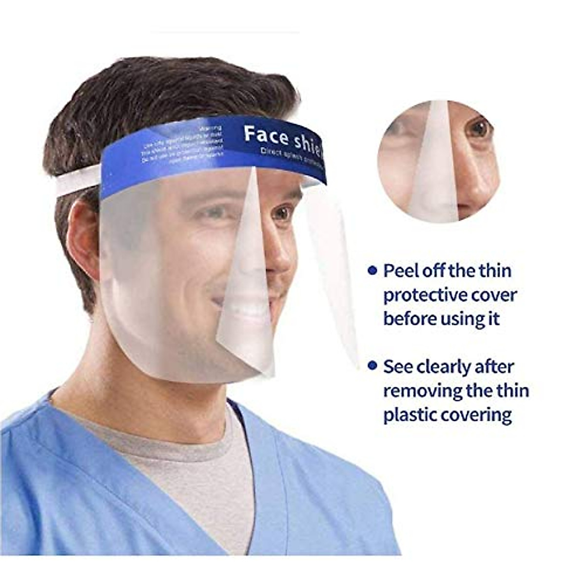 OMK 2 Pcs Reusable Face Shields (FaceShield_S_2Pack)