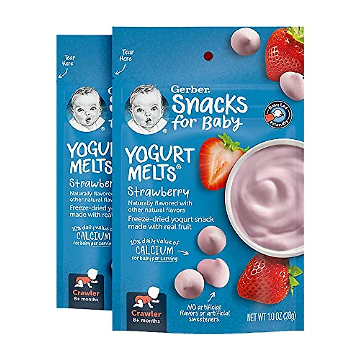 Gerber Yogurt Melts Strawberry (Pack of 2)