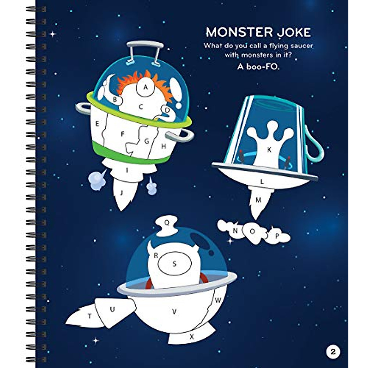 Brain Games - Sticker by Letter: Monsters (Sticker Puzzles - Kids Activity Book)